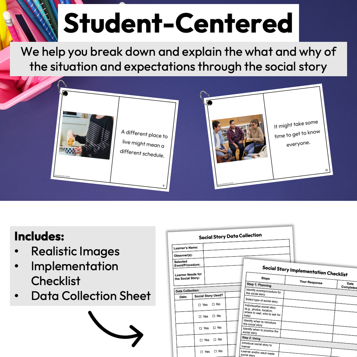 Moving to a Group Home | Social Story Booklet — Autism Grown Up
