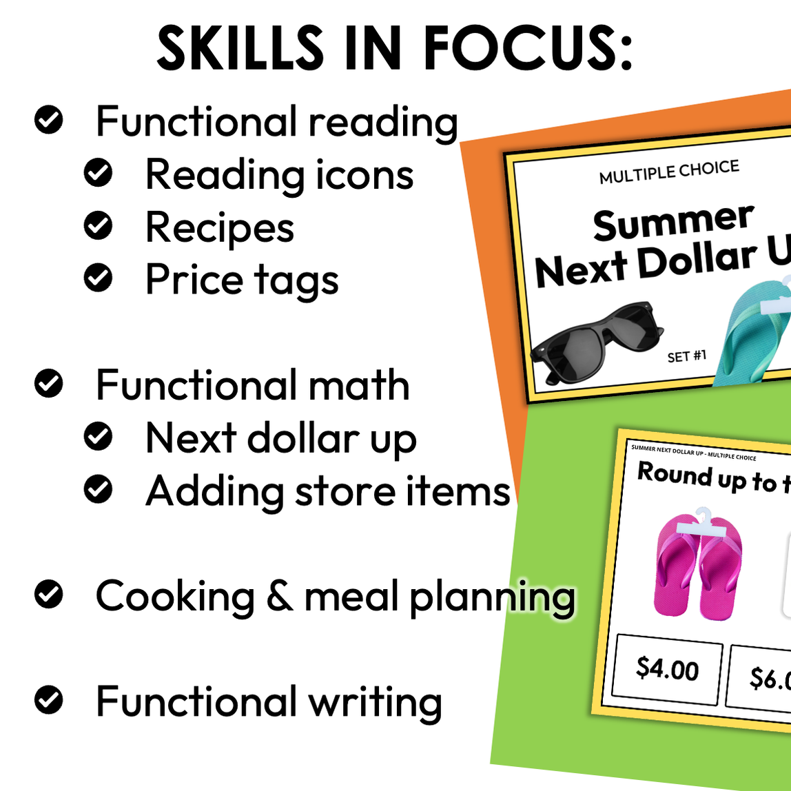 Summer Life Skills Activities for Special Education + ESY Bundle ...