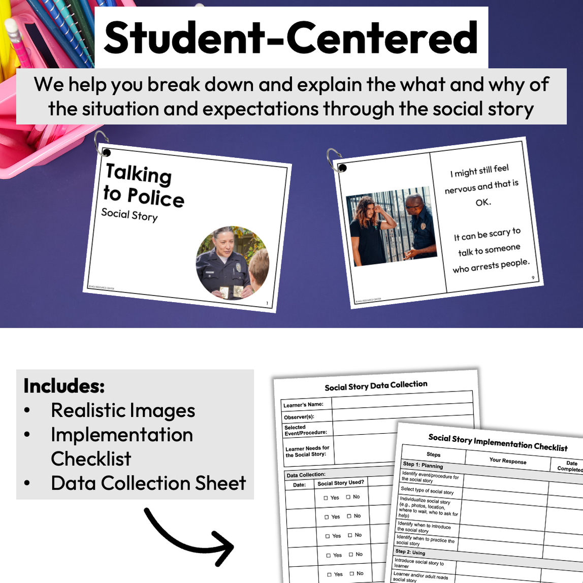 Talking to Police | Social Story Booklet — Autism Grown Up