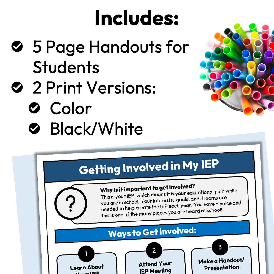 About My IEP | Handouts for Students — Autism Grown Up