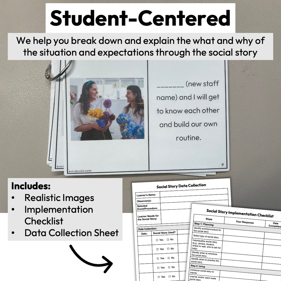 Staff Changes | Social Story Booklet — Autism Grown Up