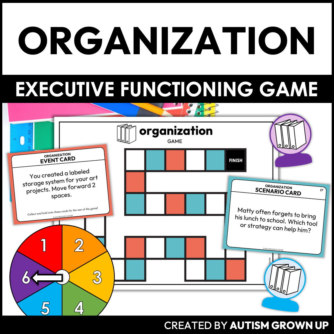 Organization Executive Functioning Game — Autism Grown Up