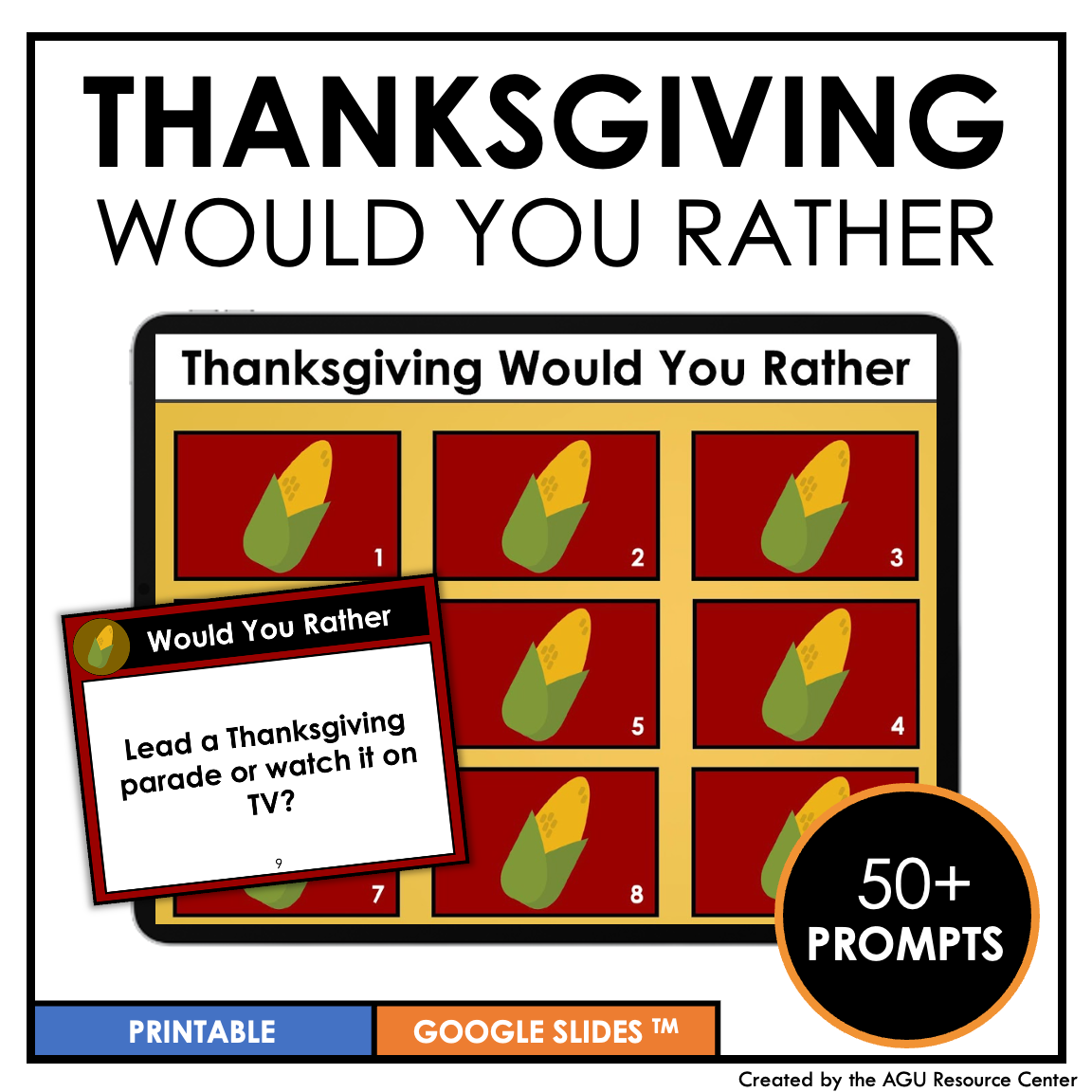 Would You Rather | Thanksgiving | Digital + Printable Prompts — Autism ...