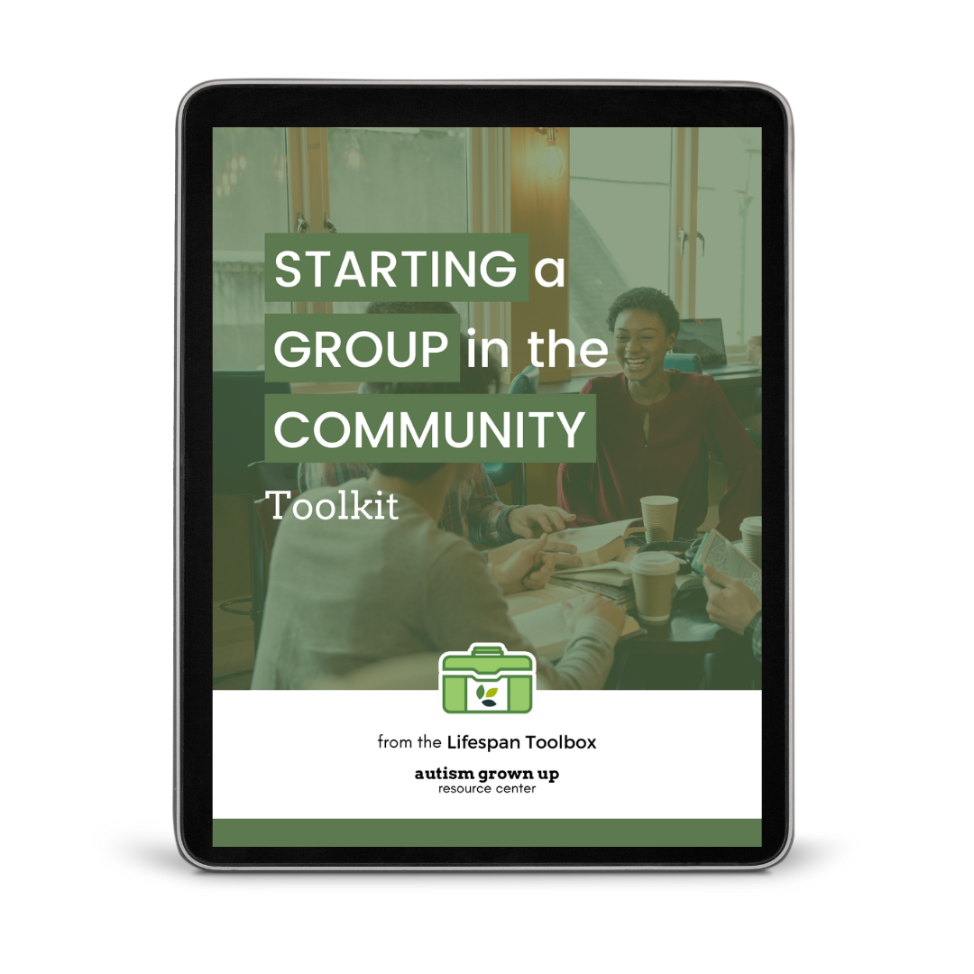 Starting a Group in the Community Toolkit — Autism Grown Up
