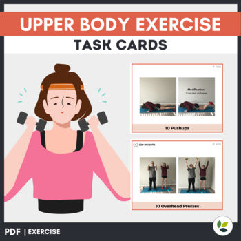 Upper Body Exercise Task Cards — Autism Grown Up