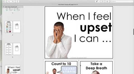 Calm Down Visuals | Self-Regulation Walkthrough — Autism Grown Up