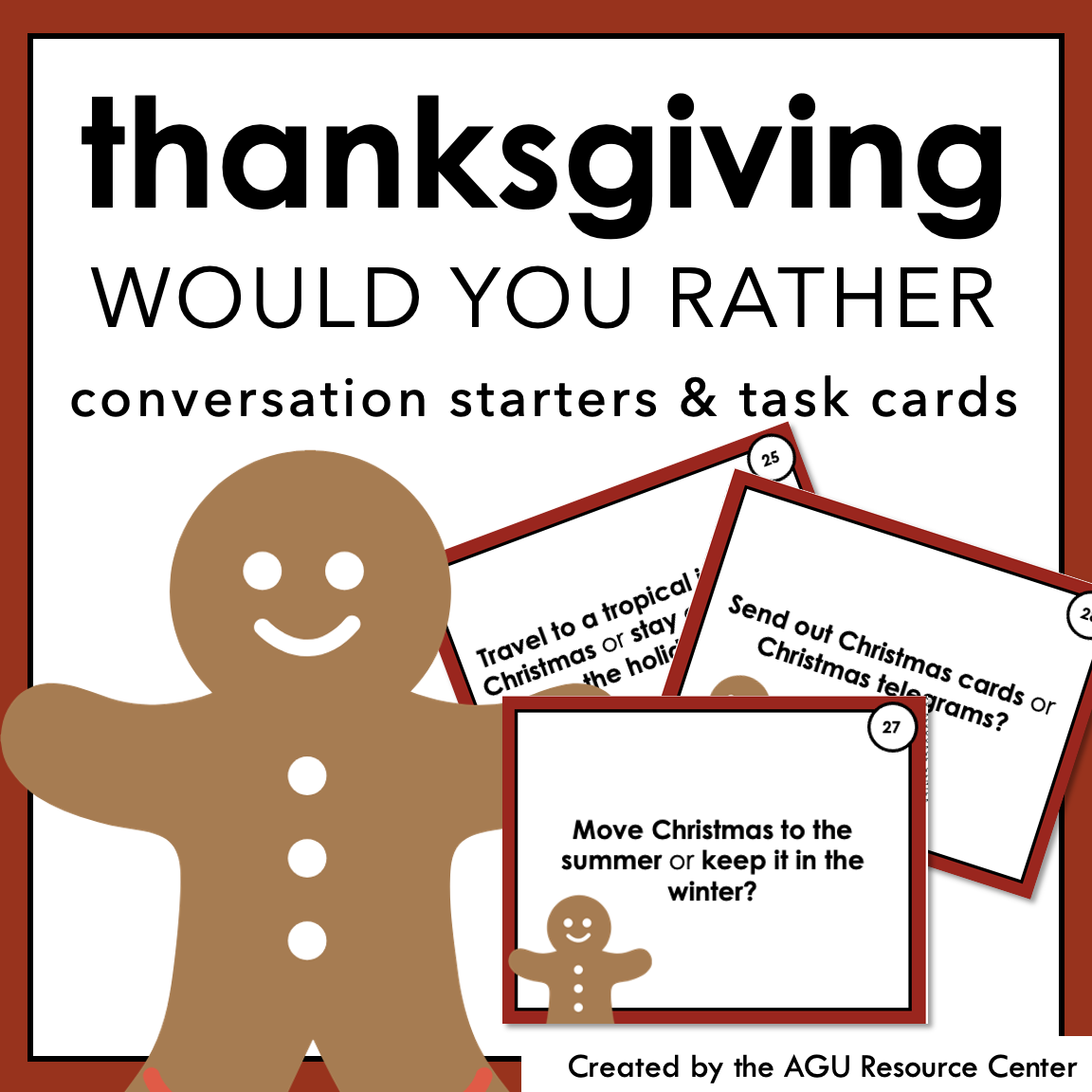 Christmas WOULD YOU RATHER | Icebreakers | Social Task Cards | Printab ...