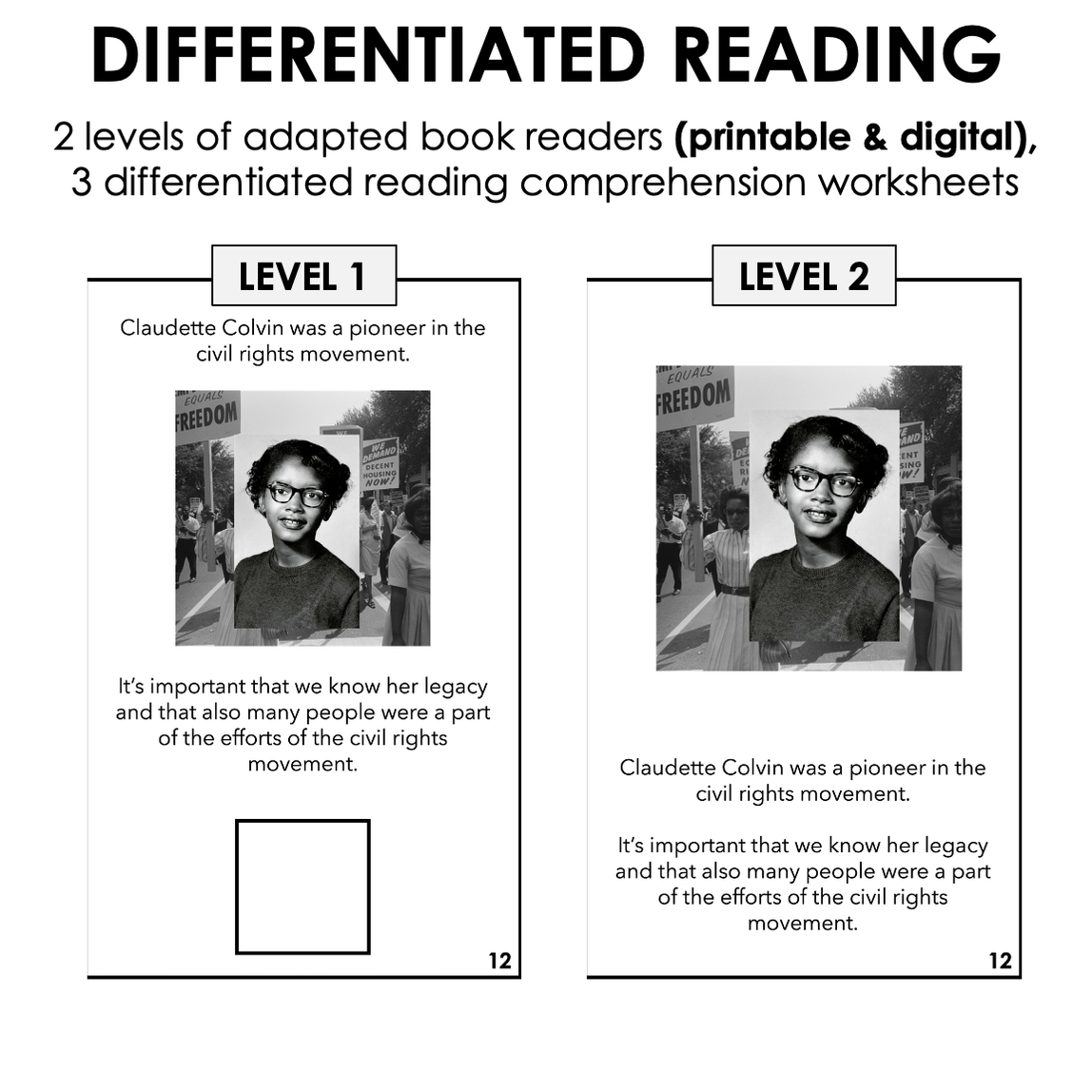 Claudette Colvin | Black History Month | Adapted Book — Autism Grown Up