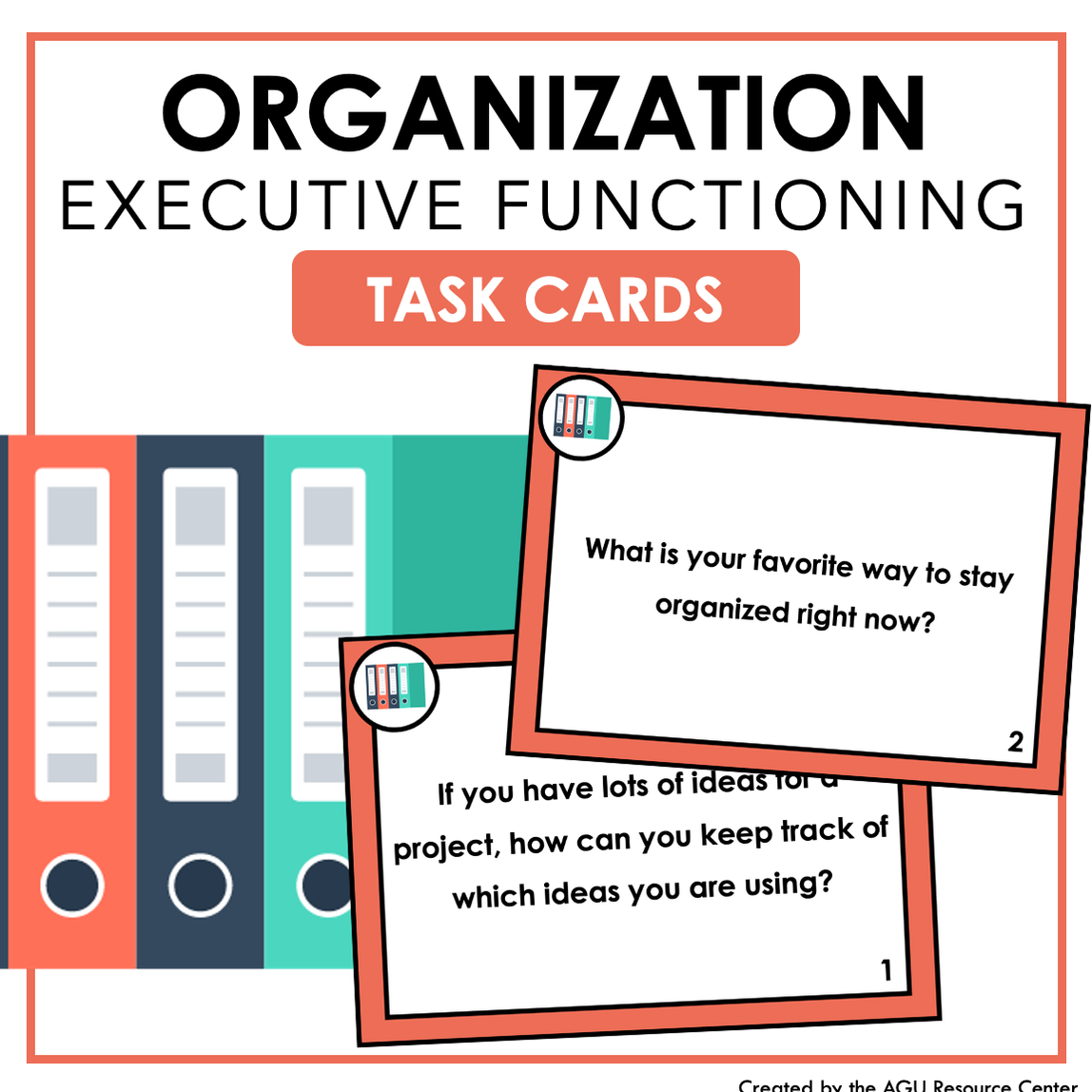 Organization | Executive Functioning Skills Task Cards — Autism Grown Up