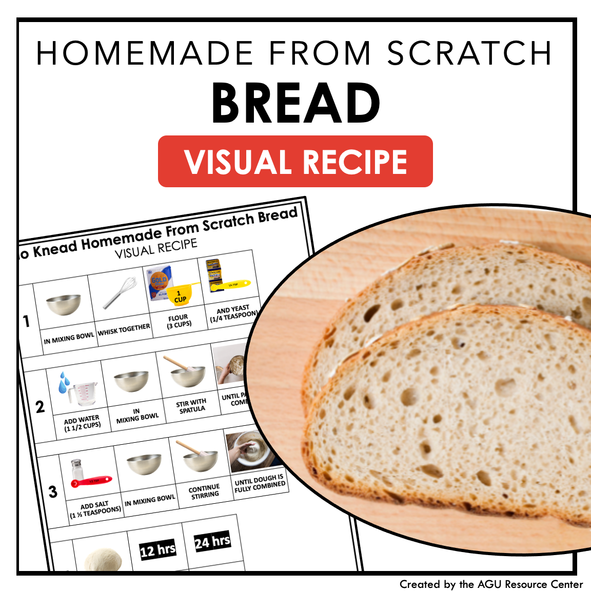 Homemade from Scratch Bread Visual Recipe — Autism Grown Up