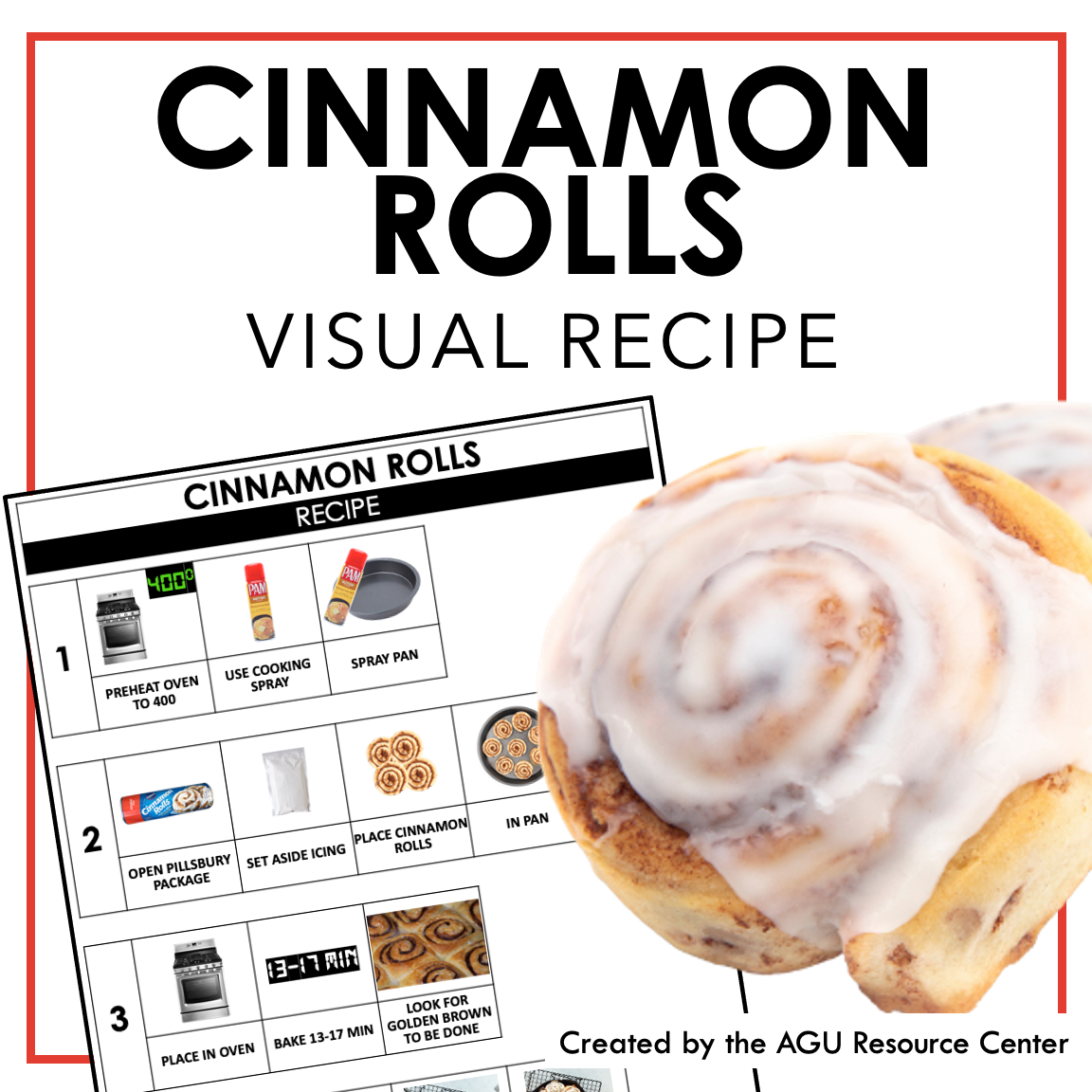 Cinnamon Rolls Visual Recipe — Autism Grown Up