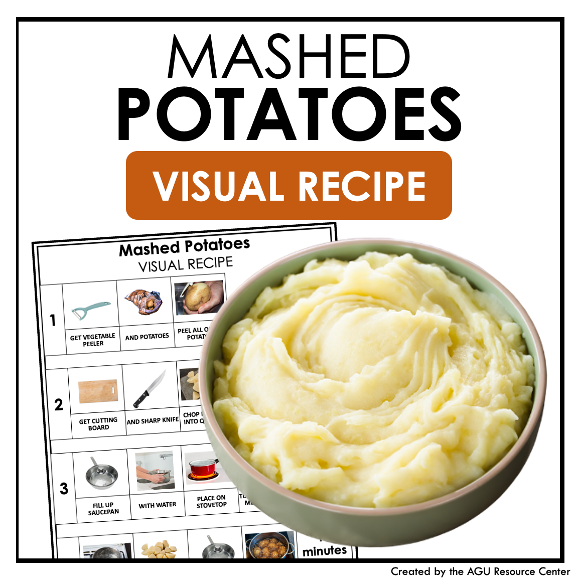 Mashed Potatoes Visual Recipe — Autism Grown Up