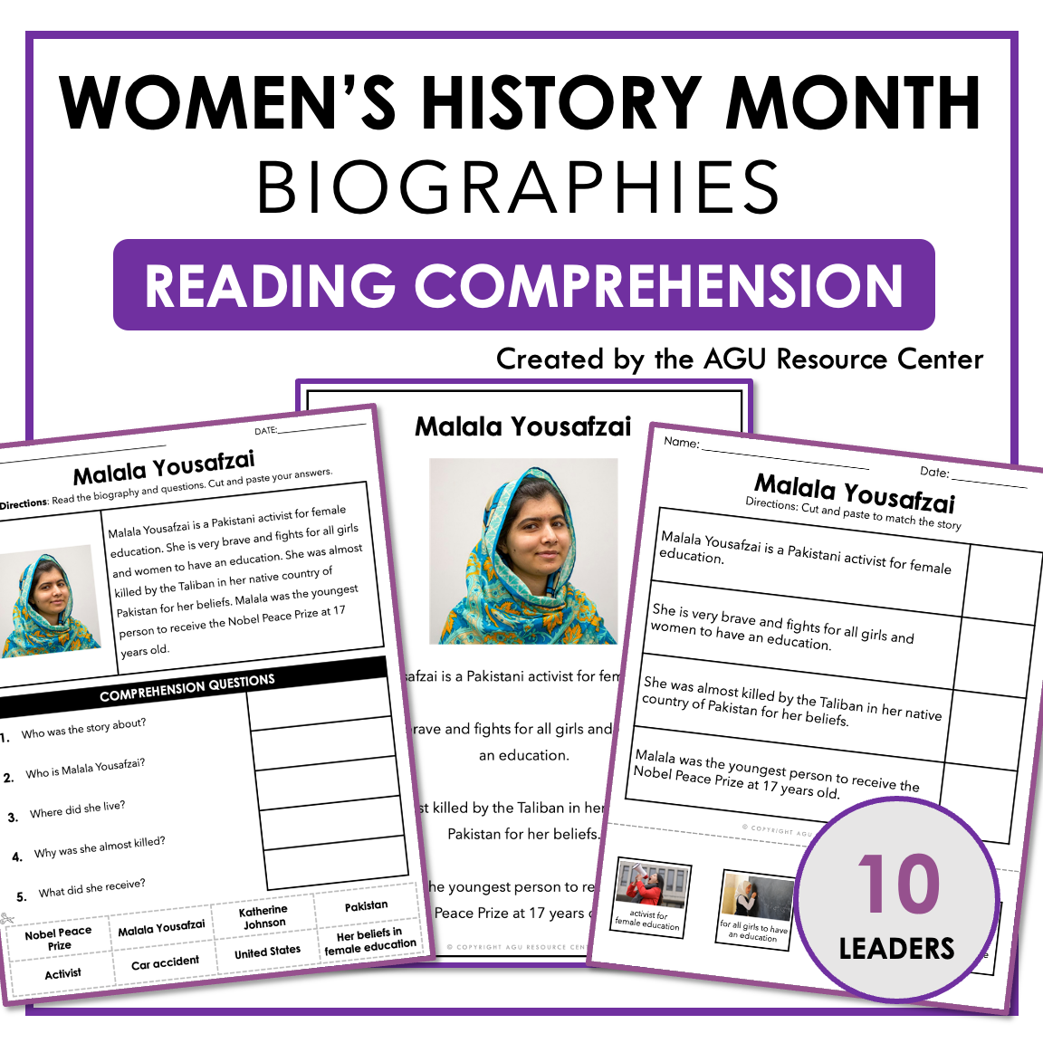 Women's History Month | Reading Comprehension — Autism Grown Up