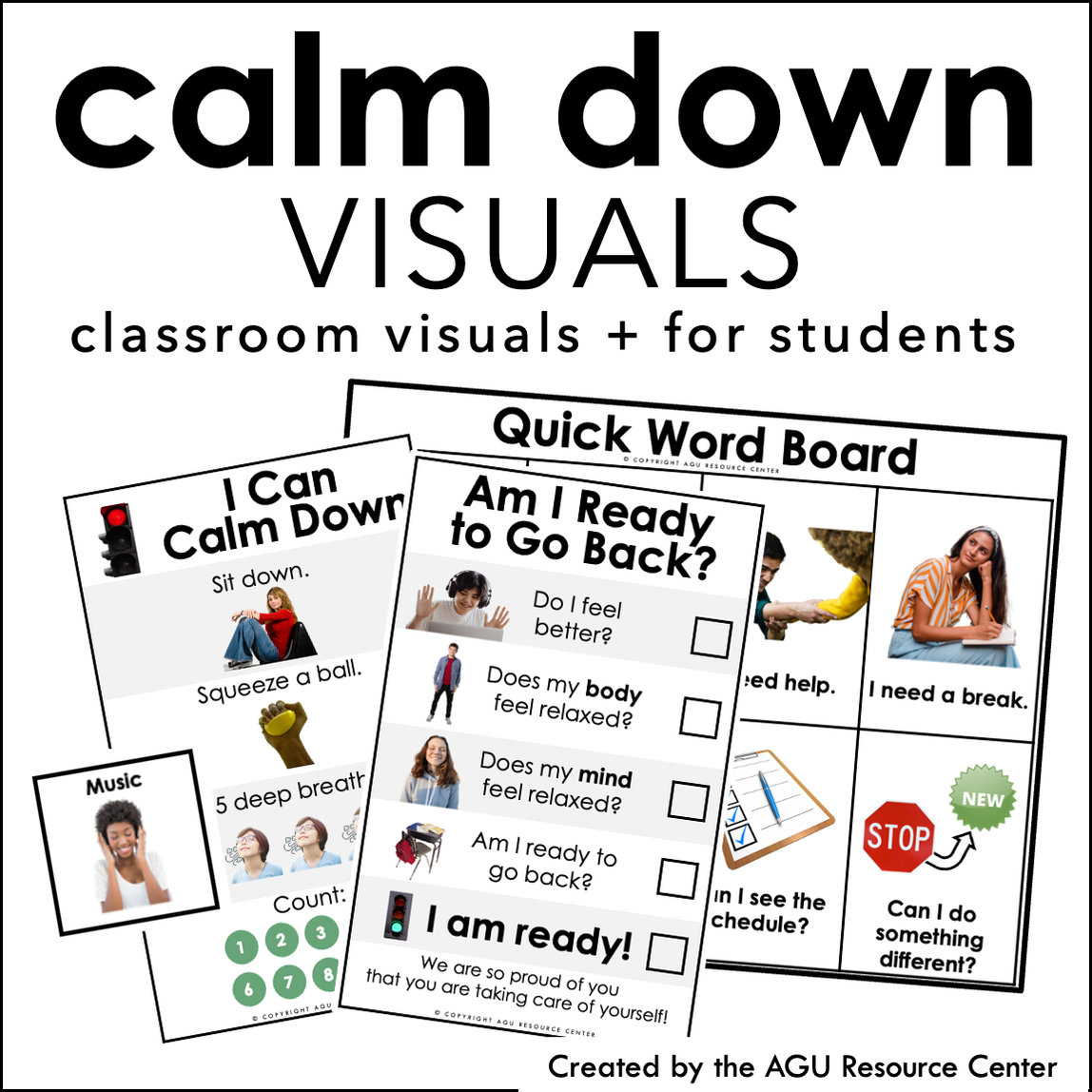 Calm Down Visuals | Self-Regulation Walkthrough — Autism Grown Up