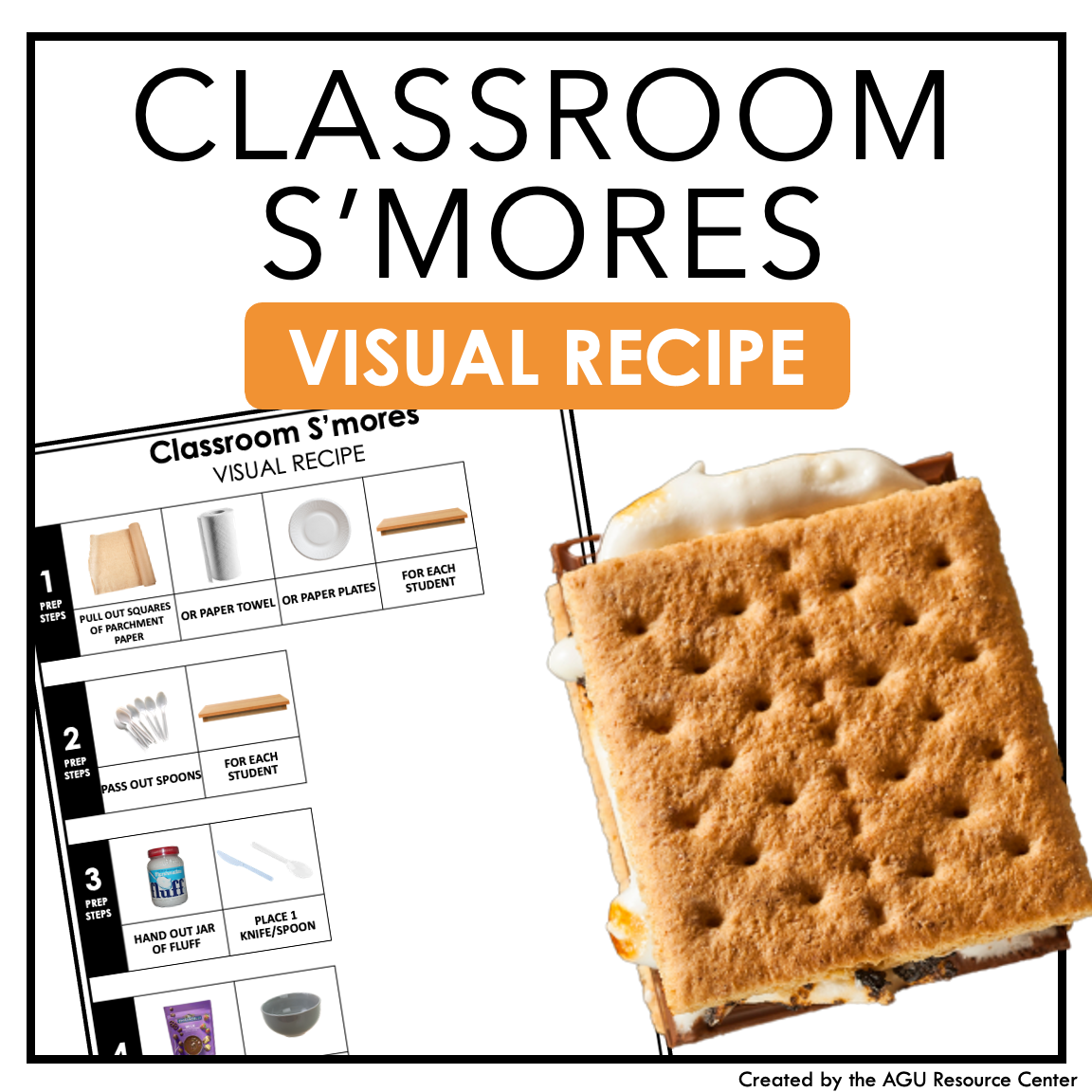 Classroom S'mores Visual Recipe — Autism Grown Up