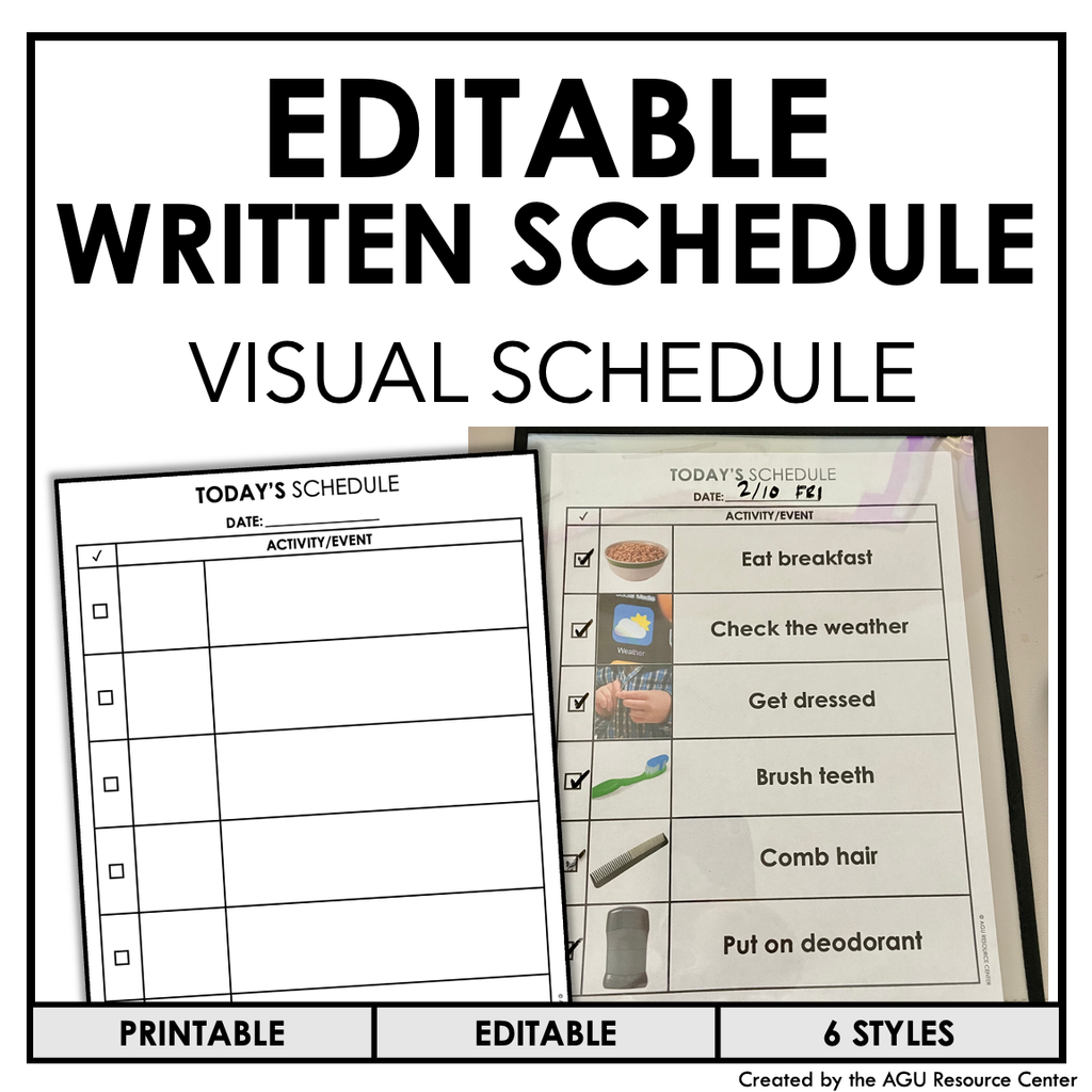 Visual Supports — Autism Grown Up
