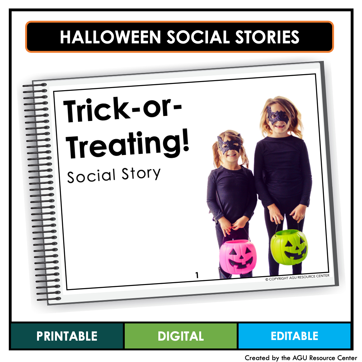 Trick-or-Treating | Halloween Social Stories | Print + EDITABLE ...