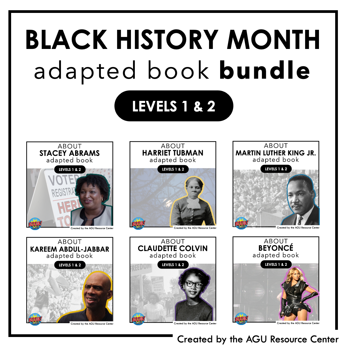 Black History Month Adapted Book BUNDLE | BOOM — Autism Grown Up