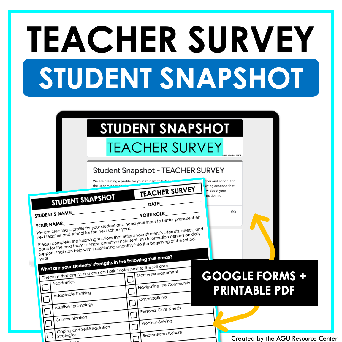 End of the Year TEACHER Survey — Autism Grown Up