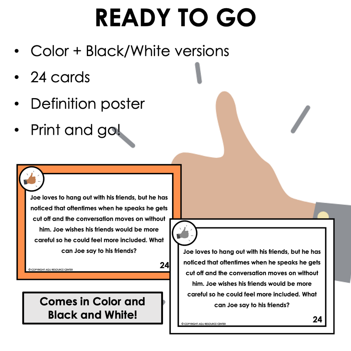 Respect | Social Skills Activities | Scenario Task Cards — Autism Grown Up