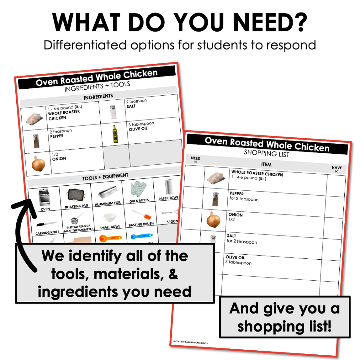 Oven Roasted Whole Chicken Visual Recipe — Autism Grown Up