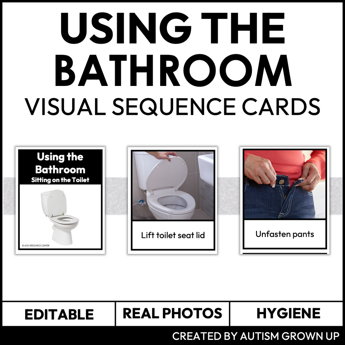 Using the Bathroom Visual Sequence Cards — Autism Grown Up