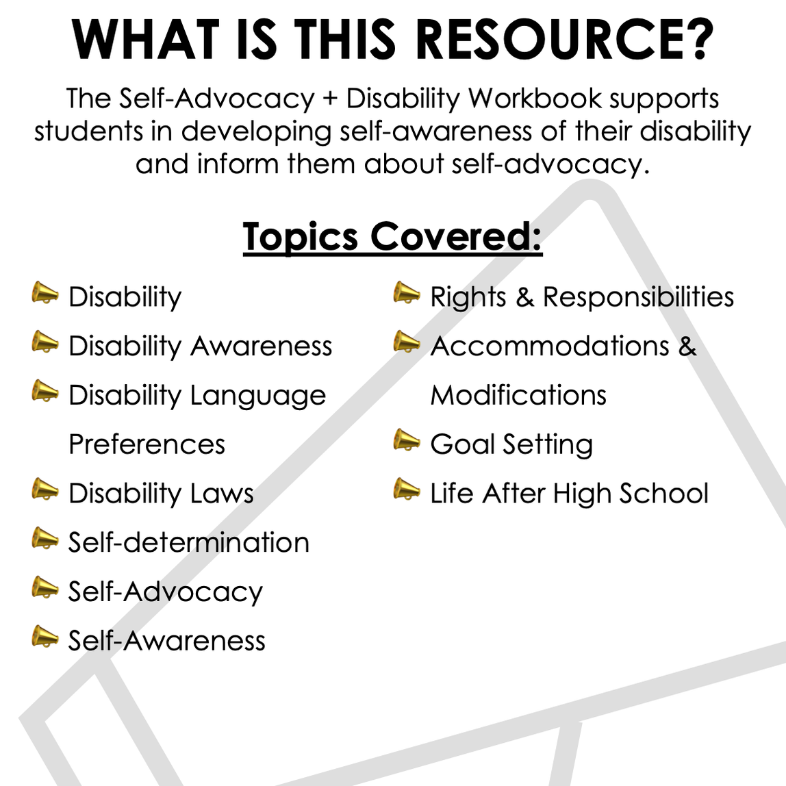 Self-Advocacy + Disability Awareness Workbook — Autism Grown Up