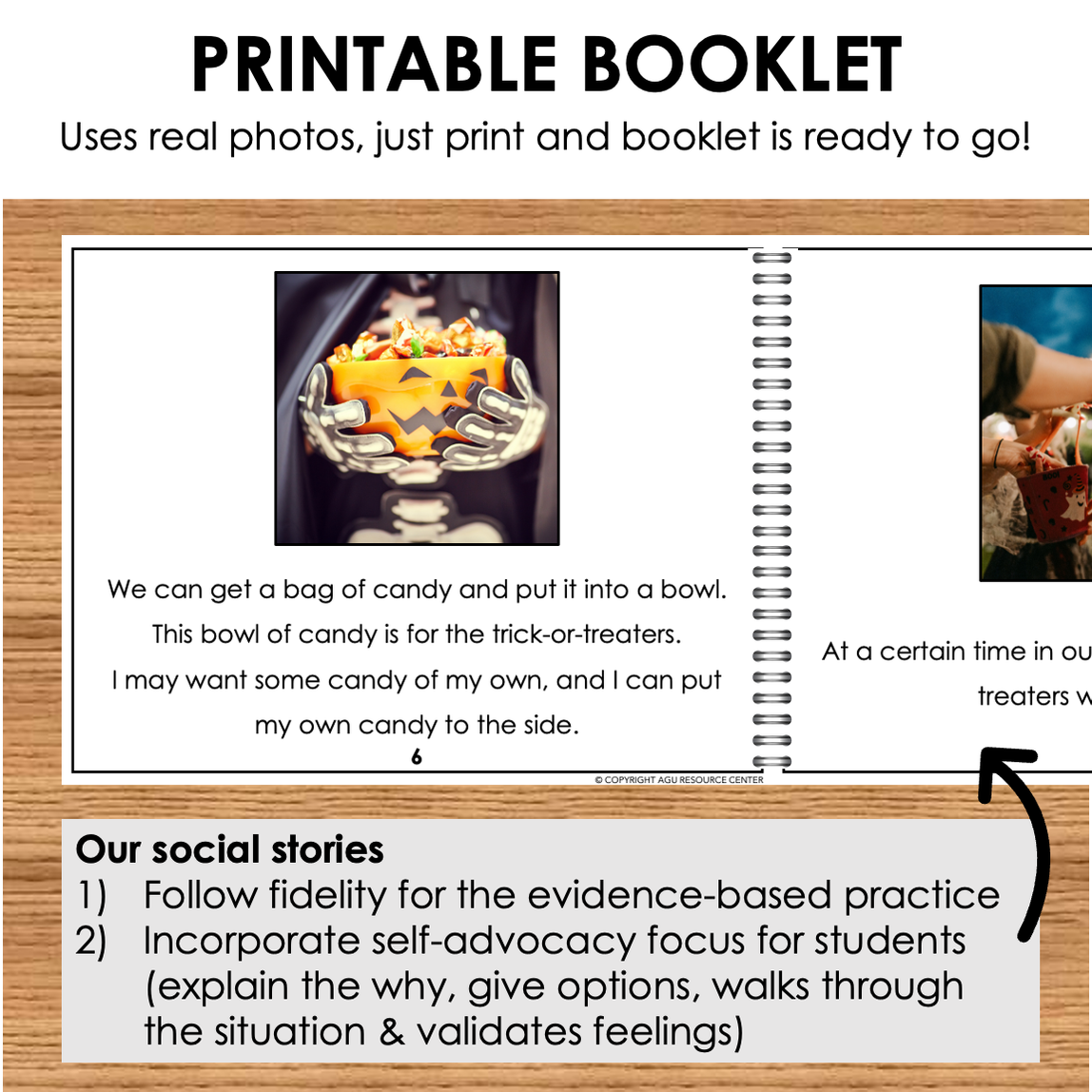 Passing Out Candy | Halloween Social Stories | Print + EDITABLE ...
