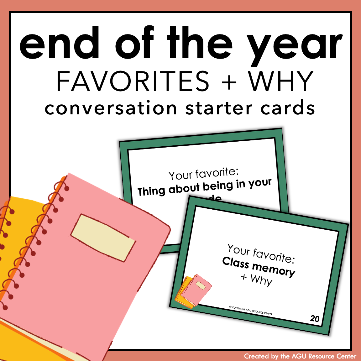 End of the Year FAVORITES + WHY | Icebreakers | Social Task Cards | Pr ...