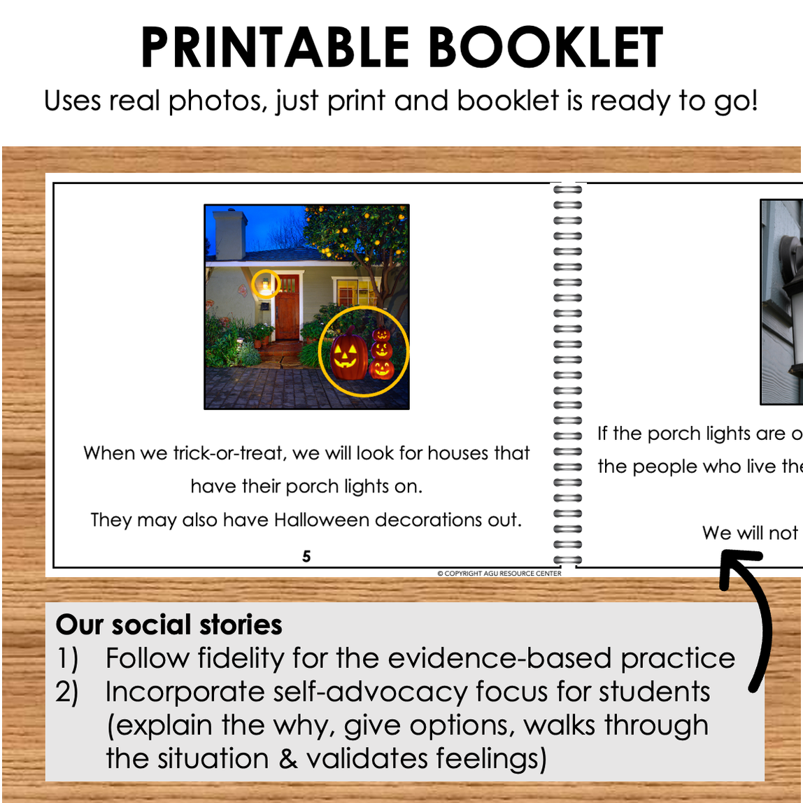 Trick-or-Treating | Halloween Social Stories | Print + EDITABLE ...