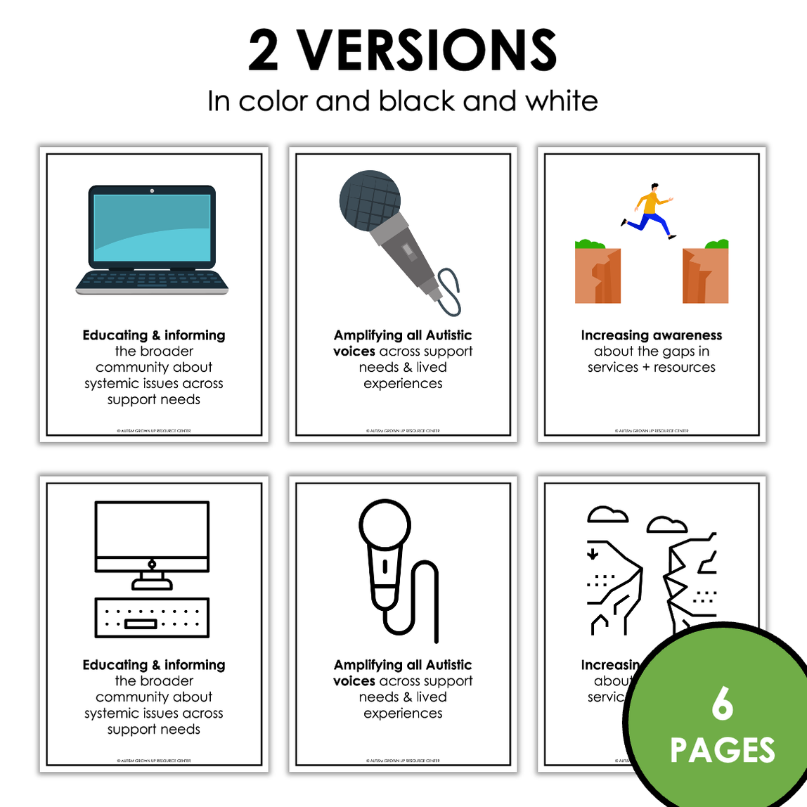 Autism Month Bulletin Board + Posters — Autism Grown Up