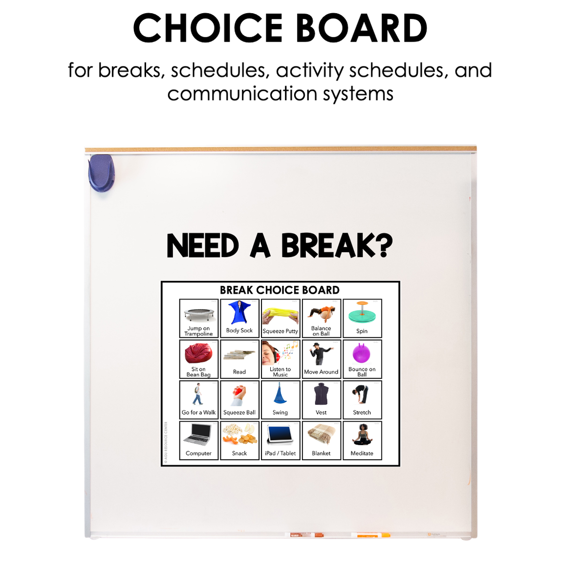 Self-Regulation Visual Supports — Autism Grown Up