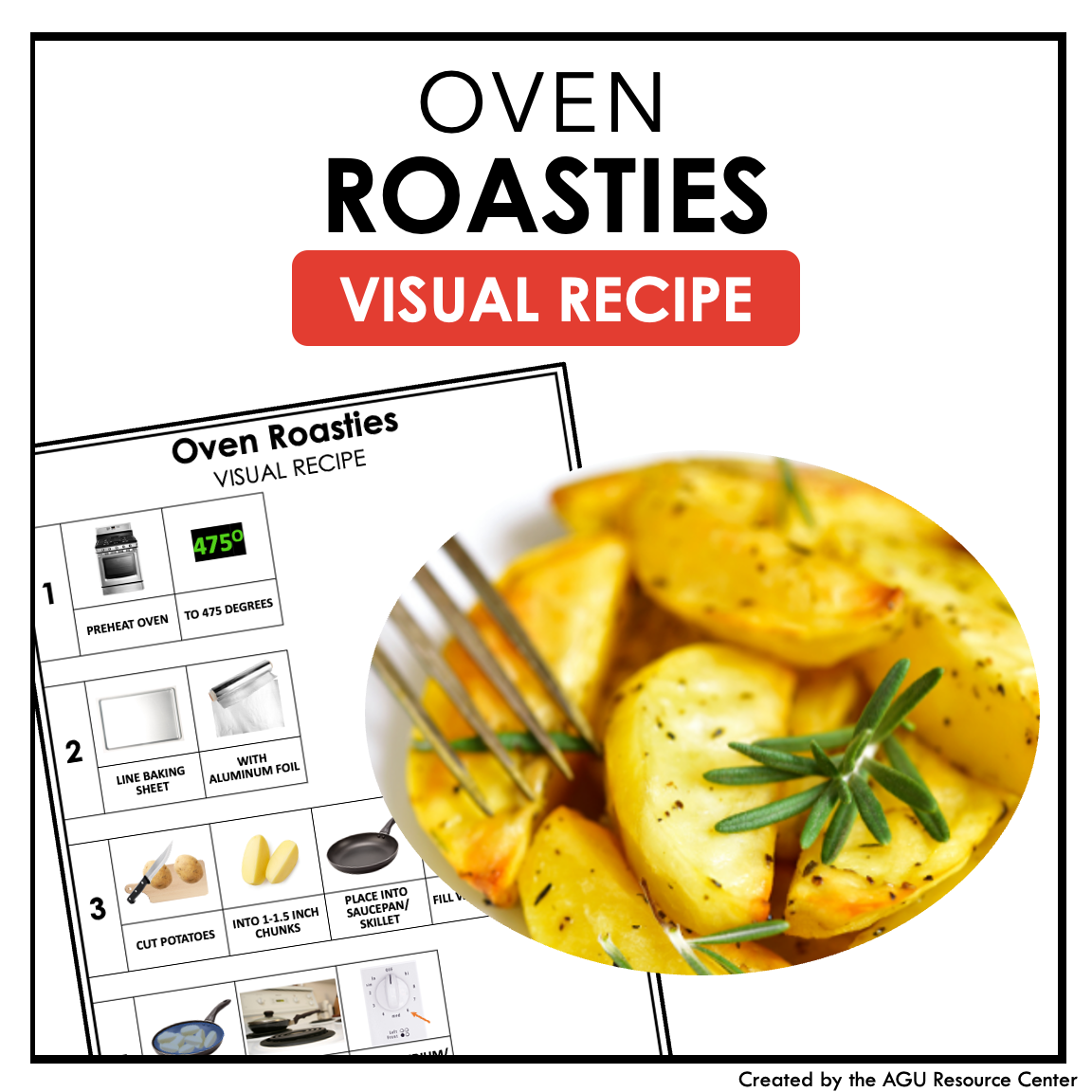 Oven Roasted Potato Fries Visual Recipe — Autism Grown Up
