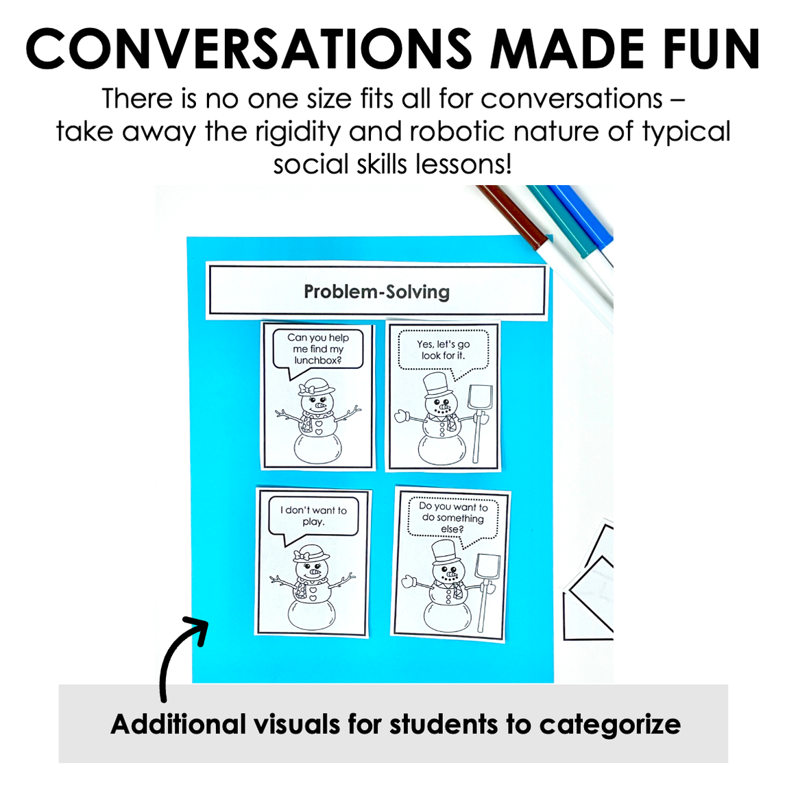 Conversation Skills Activities for Winter | Social Skills Lessons ...