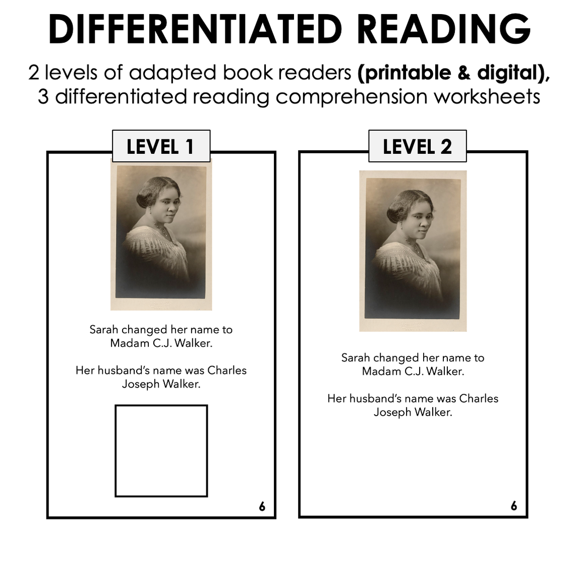 Madam C.J. Walker | Black History Month | Adapted Book — Autism Grown Up
