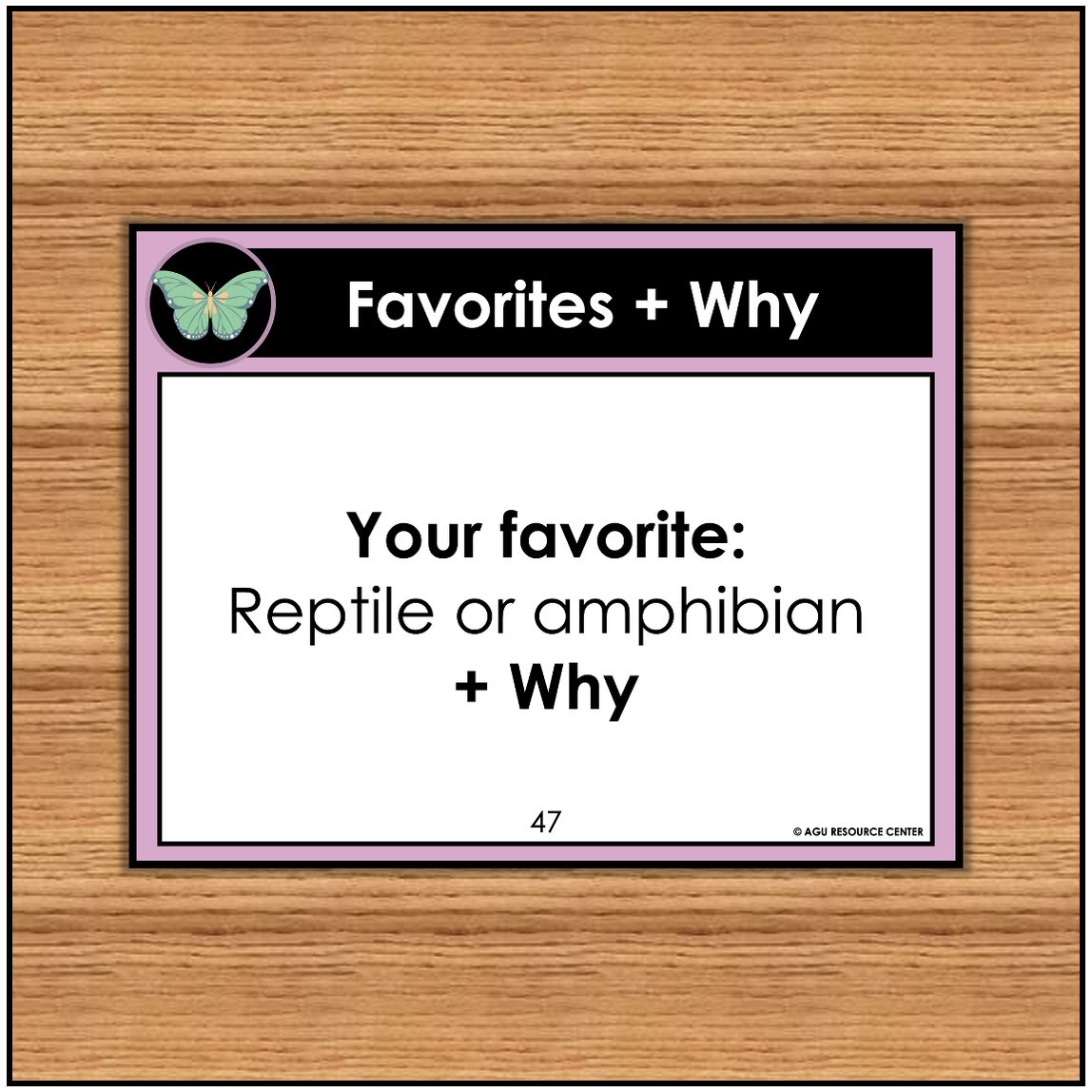 Spring FAVORITES + WHY | Icebreakers | Social Task Cards | Printable ...