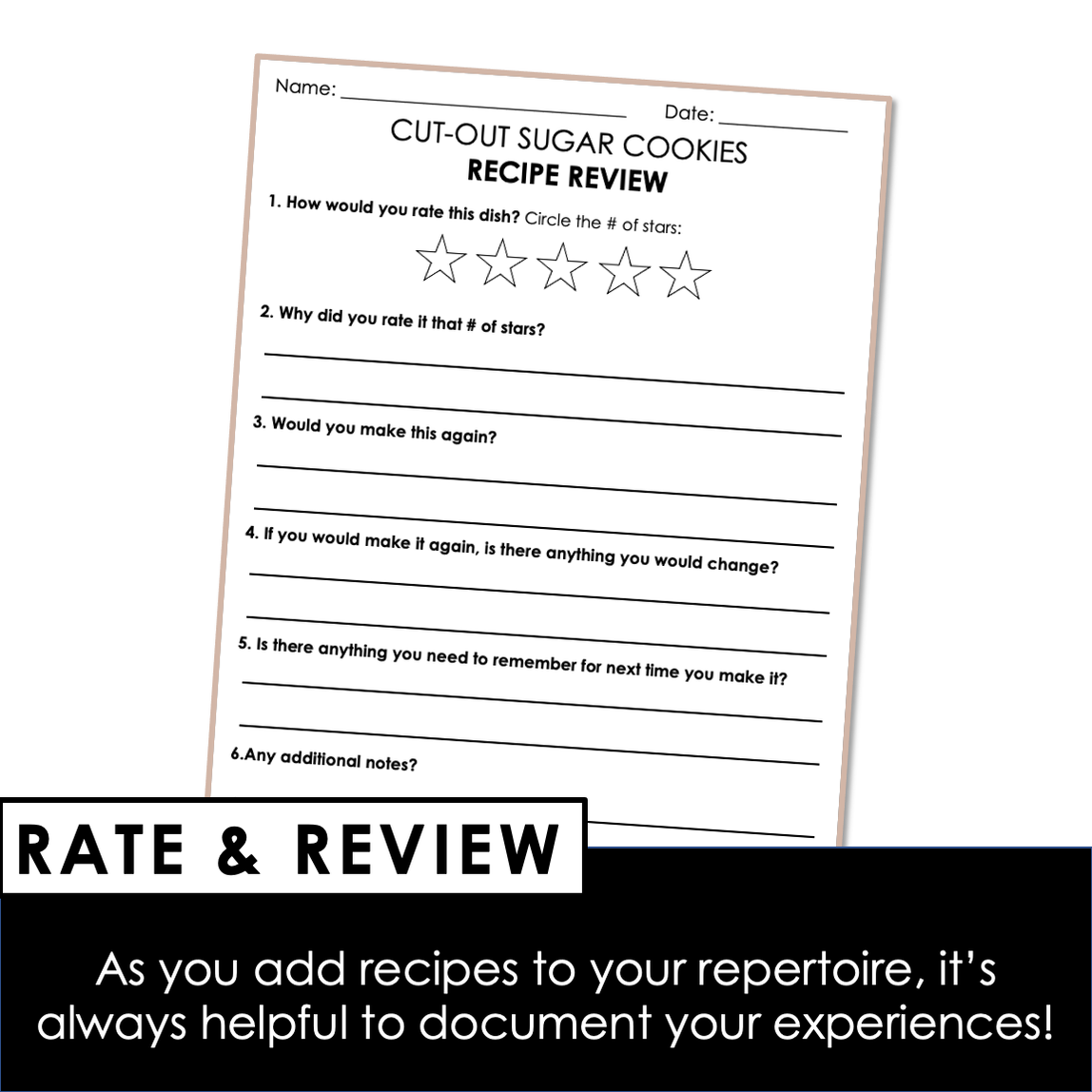 Cut-out Sugar Cookies Visual Recipe — Autism Grown Up