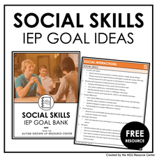 Social Skills IEP Goal Idea Bank — Autism Grown Up