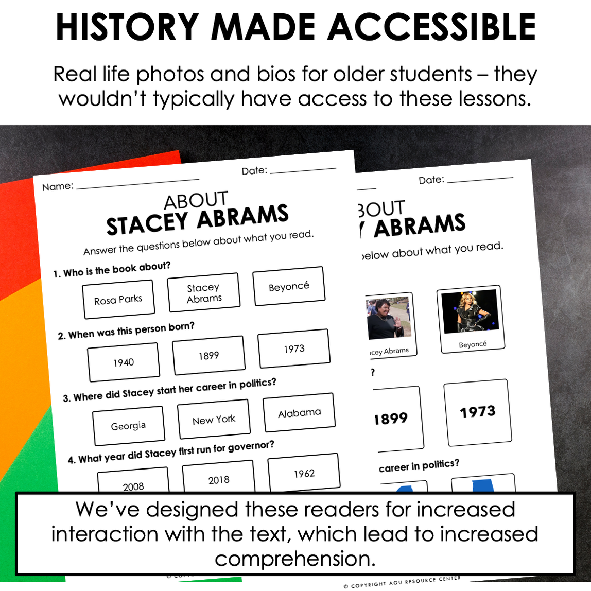 Stacey Abrams | Women's History Month | Adapted Book — Autism Grown Up