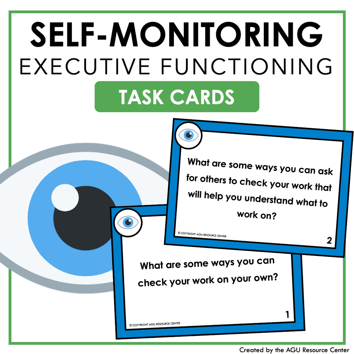 Self-Monitoring | Executive Functioning Skills Task Cards — Autism Grown Up