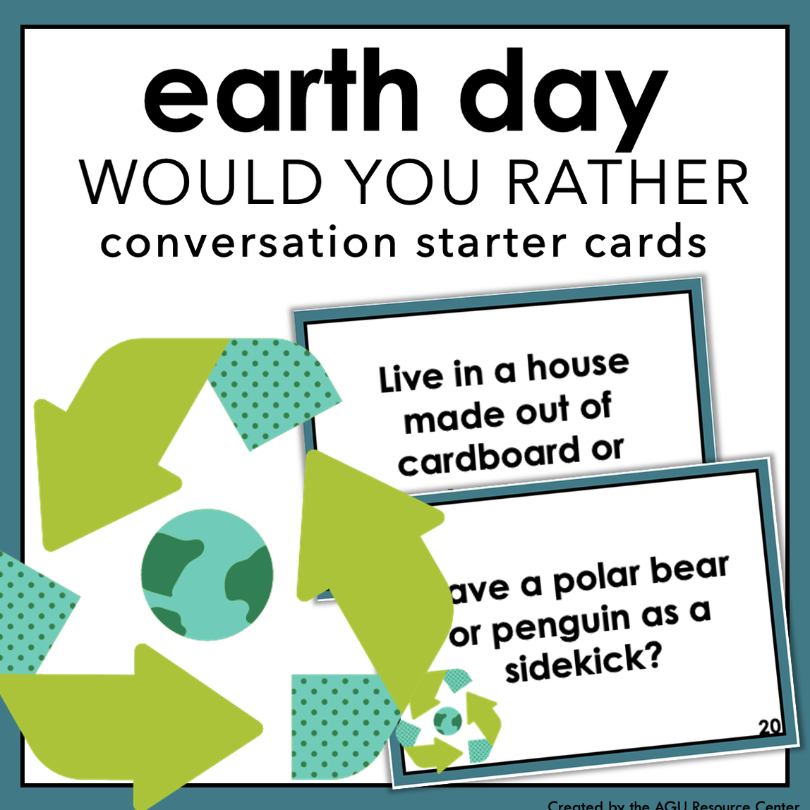Earth Day WOULD YOU RATHER | Icebreakers | Social Task Cards | Printab ...