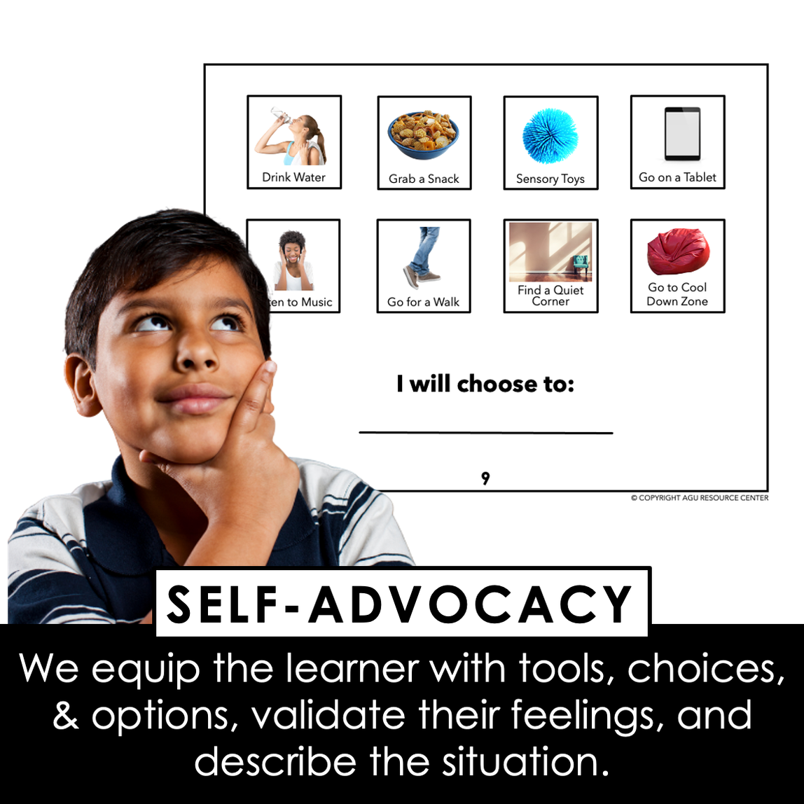 I Can Ask for a Break Social Story | ONE-PAGER | EDITABLE — Autism Grown Up