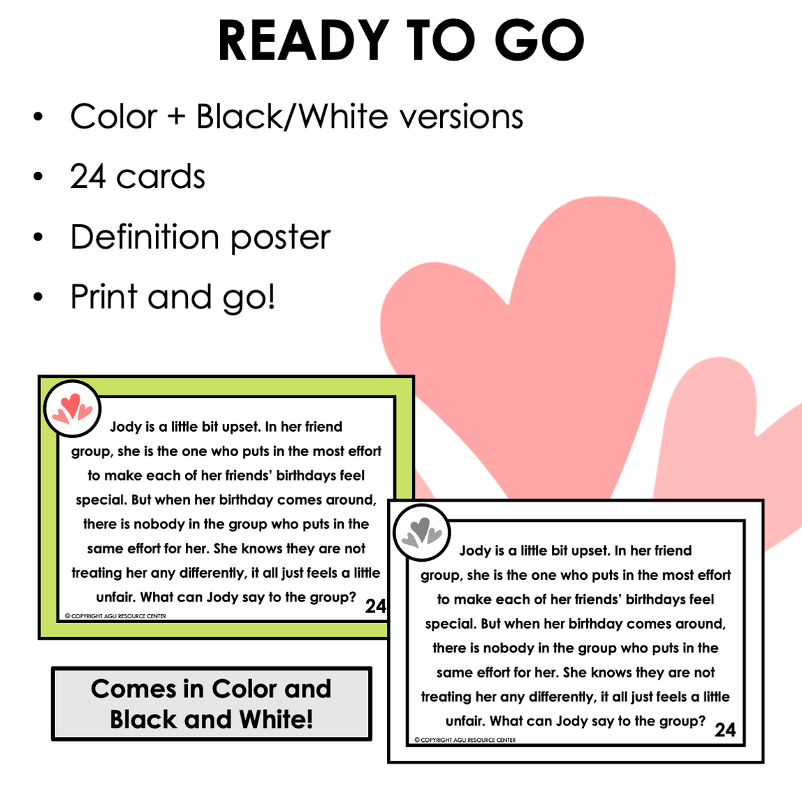 Empathy | Social Skills Activities | Scenario Task Cards — Autism Grown Up