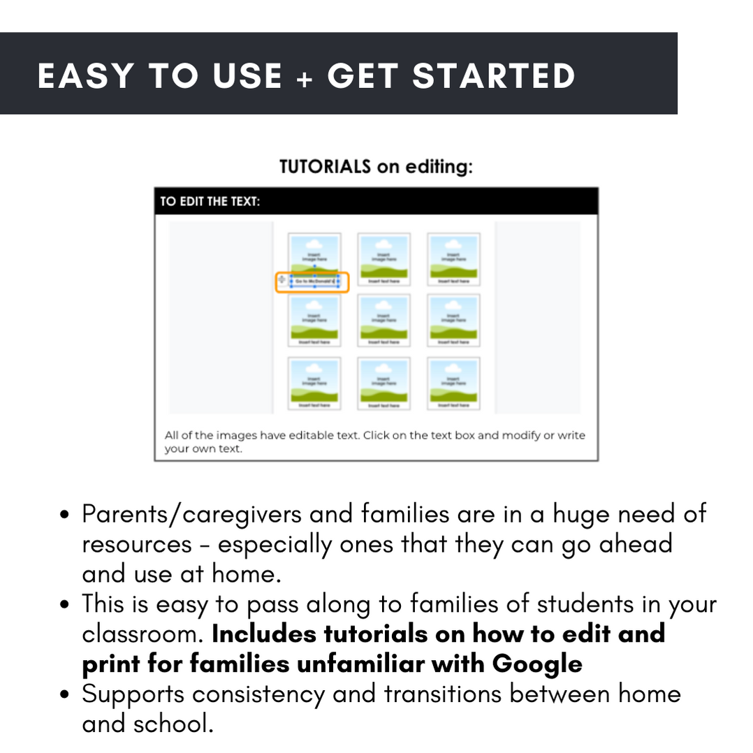 Visual Schedule Cards for Home | EDITABLE — Autism Grown Up